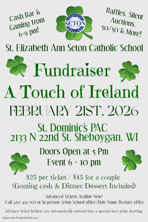 Fundraiser-A Touch of Ireland Dinner & Gaming